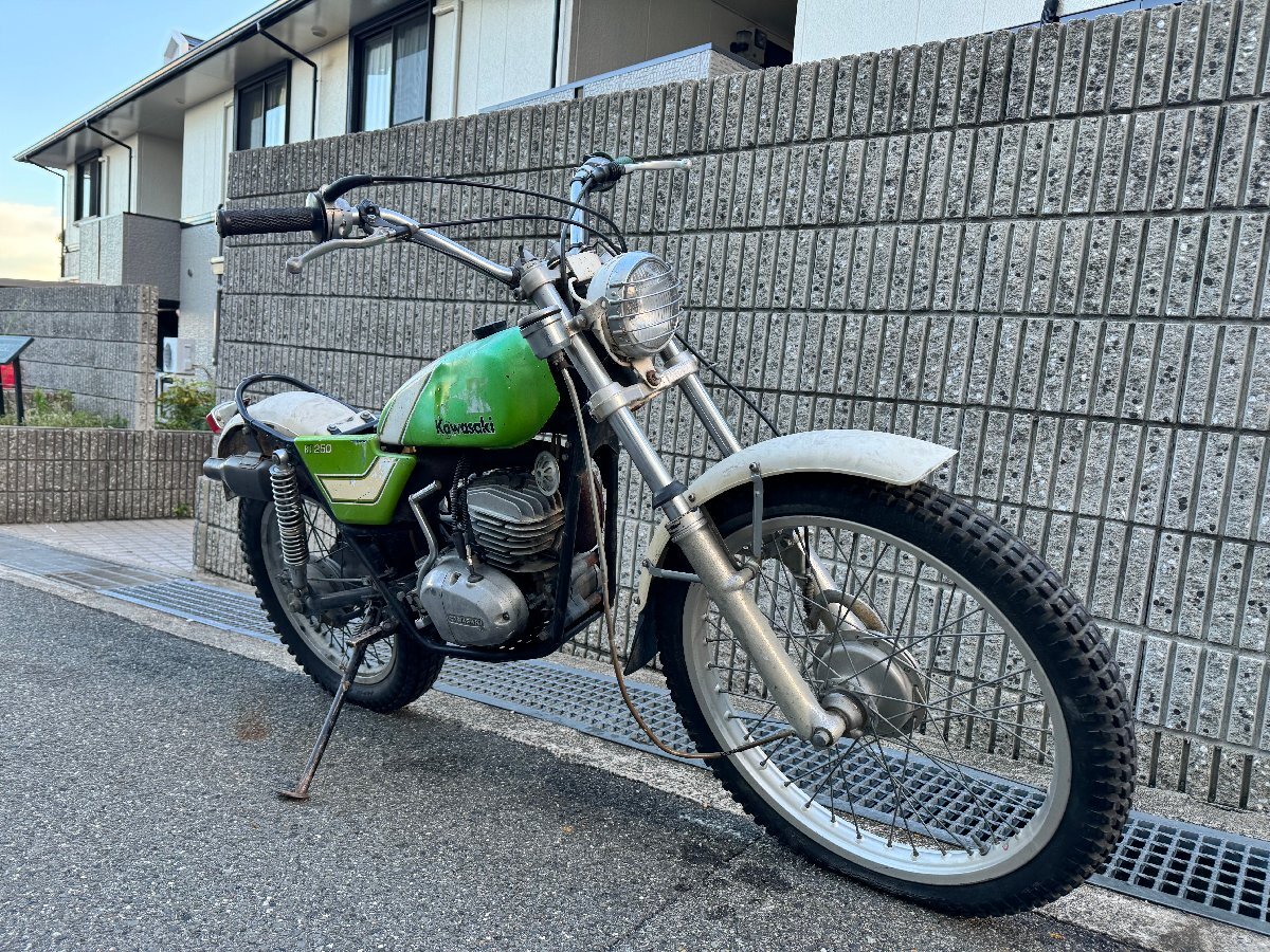 Yahoo!オークション - KAWASAKI カワサキ KT250 実働 KT2-05248 走行77...