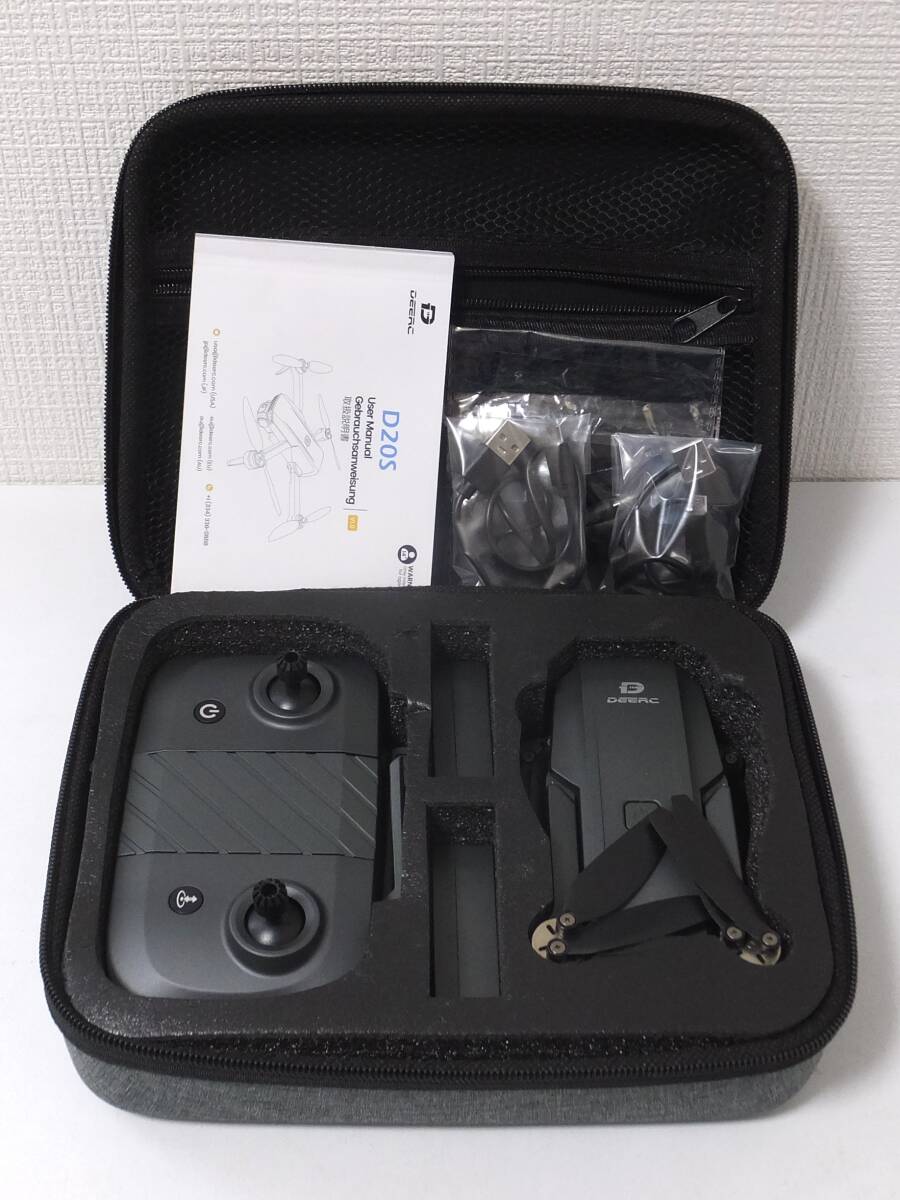 Yahoo!オークション - DEERC D20S ドローン 通電確認済み 飛行未確認 ...