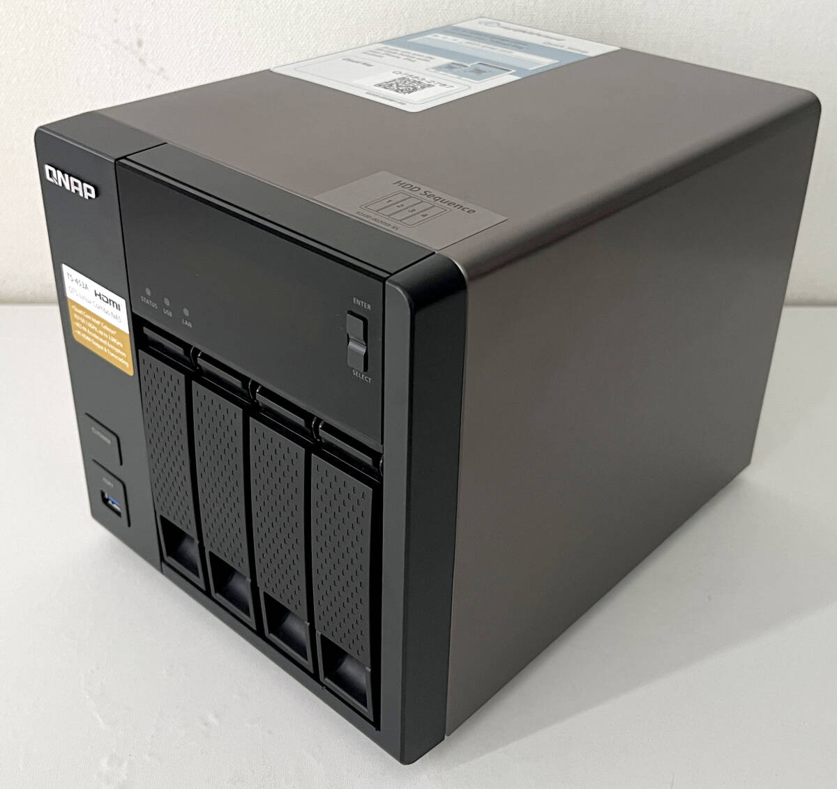 Yahoo!オークション - 高性能4ベイ NAS QNAP TS-453A 8GBメモリ HDD8T...