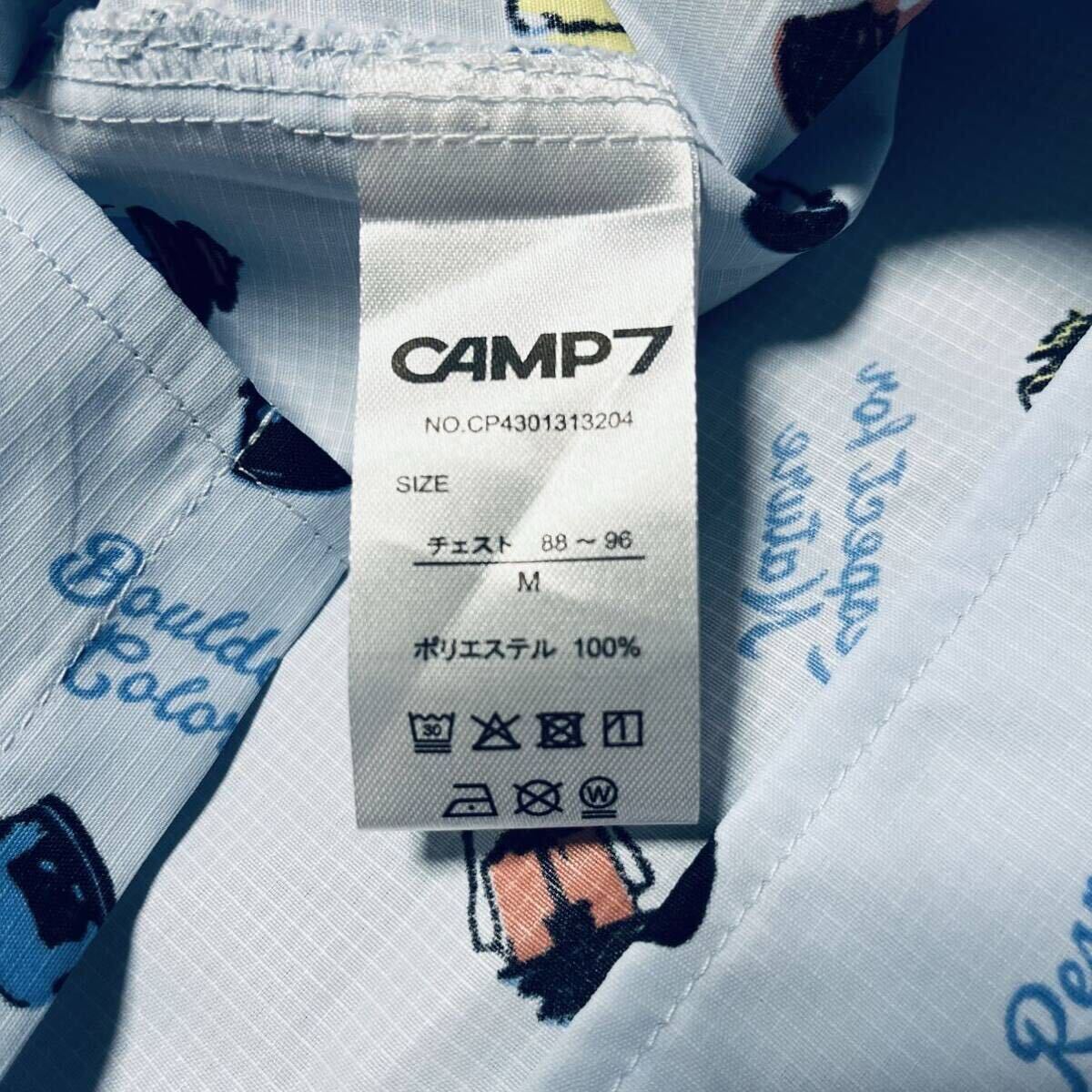 Yahoo!オークション - Mサイズ CAMP7 総柄 半袖 プリントシャツ 軽量 ...