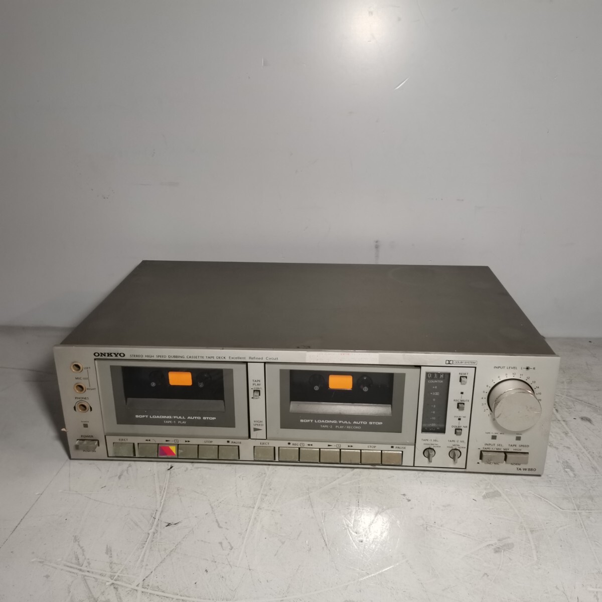Yahoo!オークション - ONKYO TA-W880 カセットデッキ ジャンク 通電は...