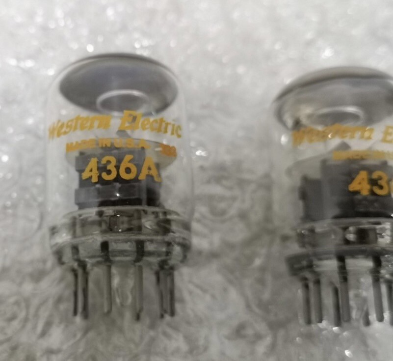 Yahoo!オークション - n1114587835 Western Electric 436A 真空管 2個...