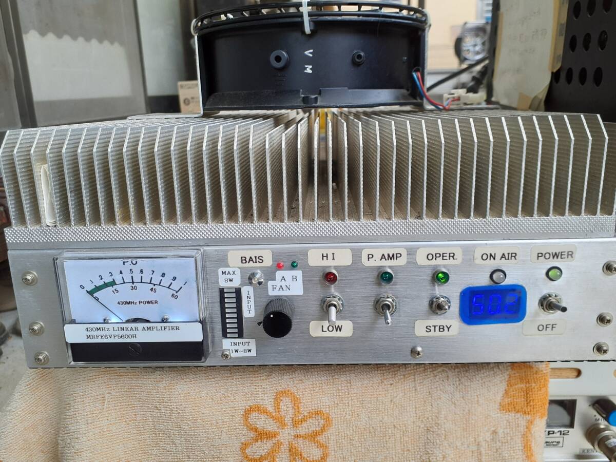 Yahoo!オークション - 430MHz LDMOS リニア アンプ 50V電源付き（25V6...