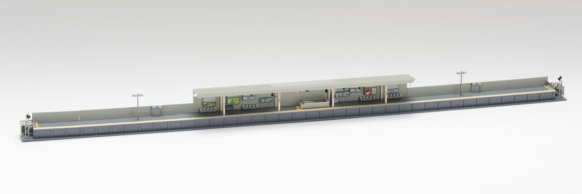 Yahoo!オークション - TOMIX 対向式ホームセット(都市型) #4281