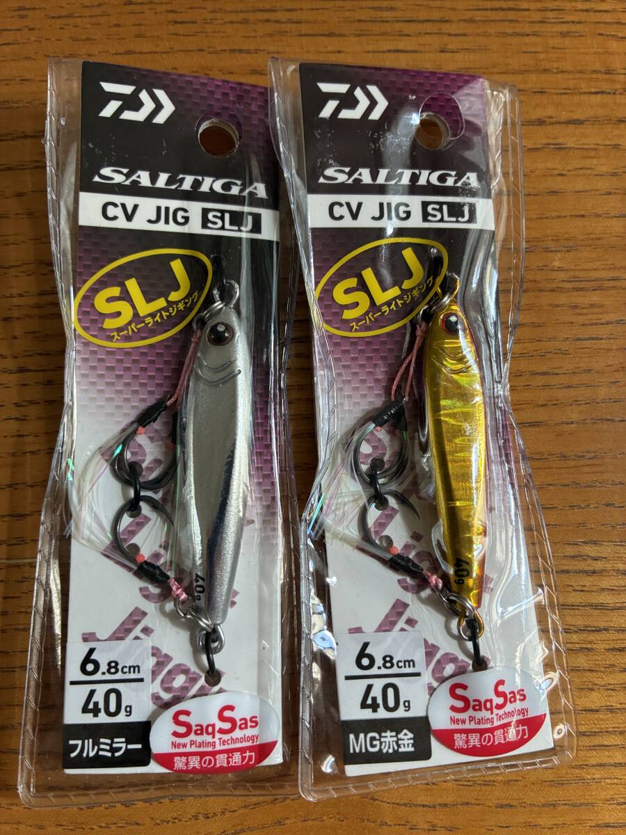 Yahoo!オークション - 激安 ダイワ ソルティガCVジグ SLJ 40g セット新...
