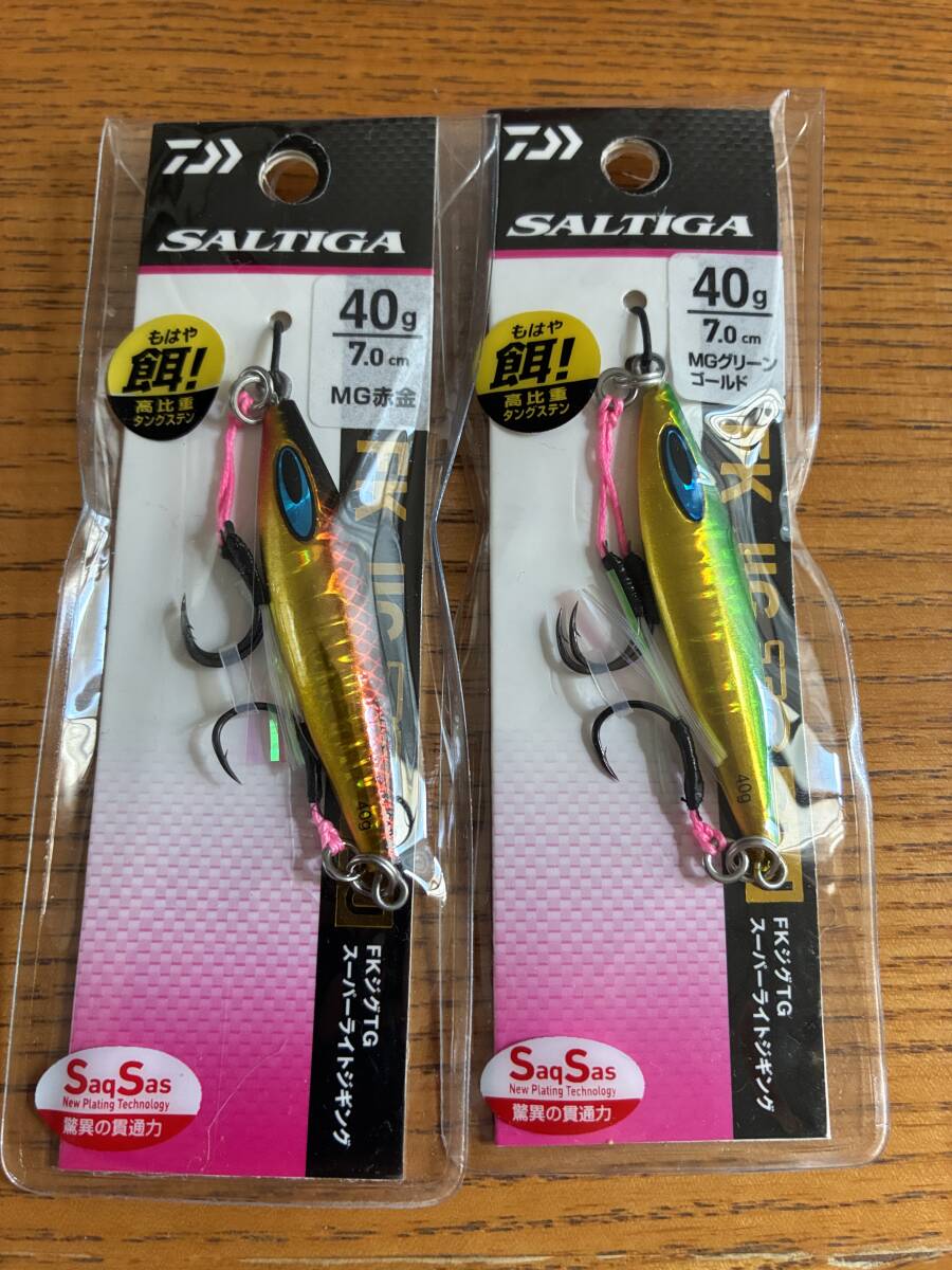 Yahoo!オークション - 激安 ダイワ ソルティガ FKジグTG SLJ 40g セッ...