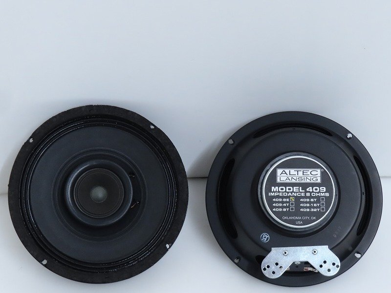 Yahoo!オークション - ALTEC LANSING 409-8E 8Ω スピーカーユニット...