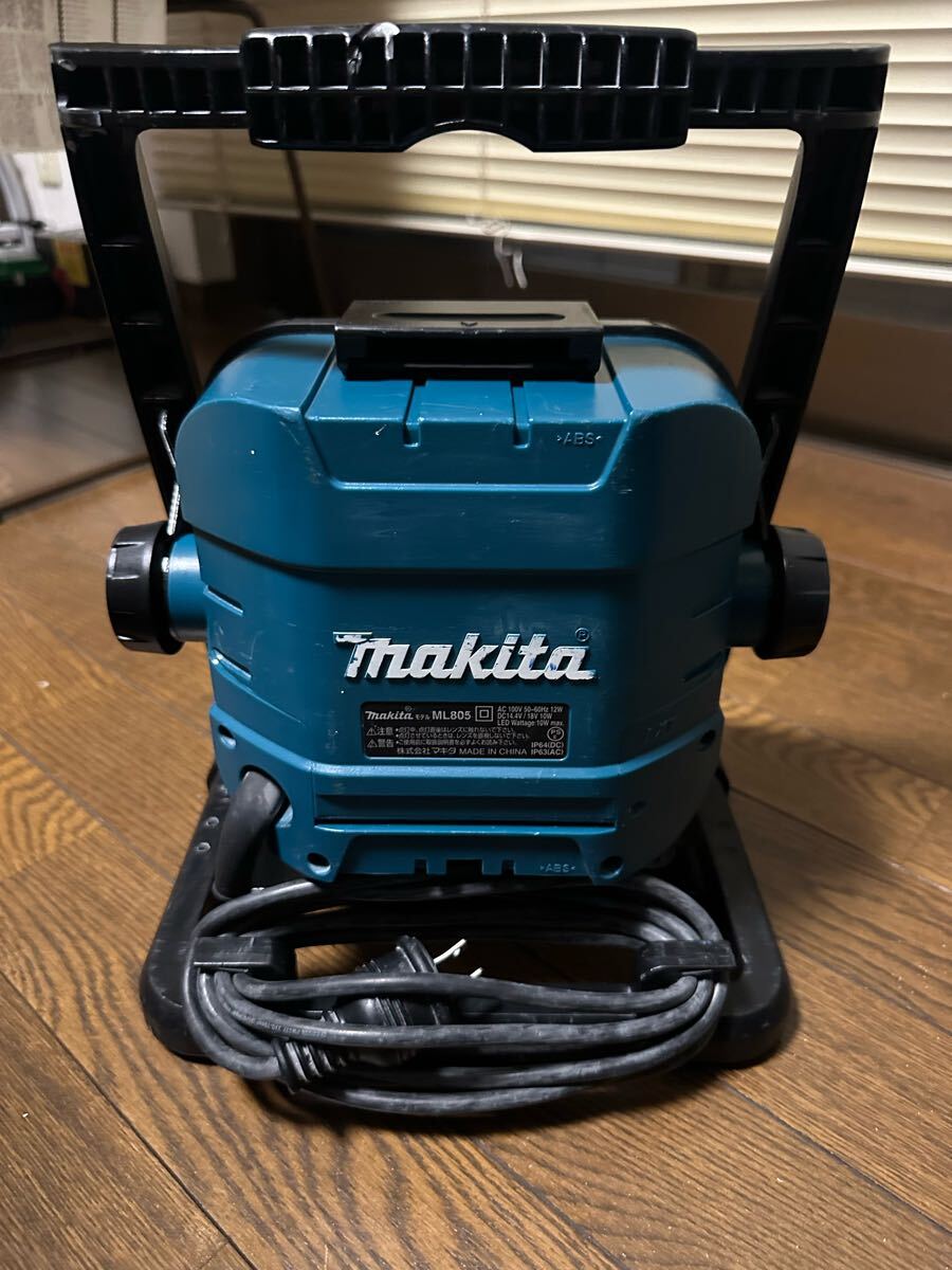 Yahoo!オークション - マキタ ML805 makita 18V 100V 充電式 LED スタ...