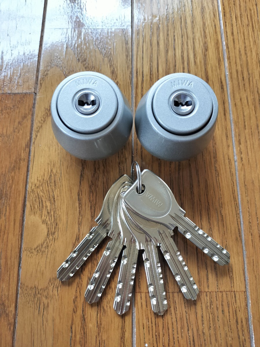 Yahoo!オークション - MIWA PR TE24 ディンプルシリンダー (共通シリン...