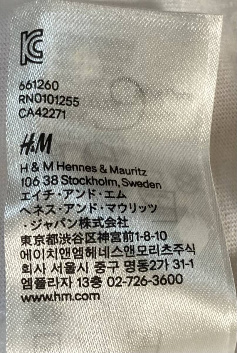 Yahoo!オークション - エイチアンドエム H&M LOGG Tシャツ トップス 無...