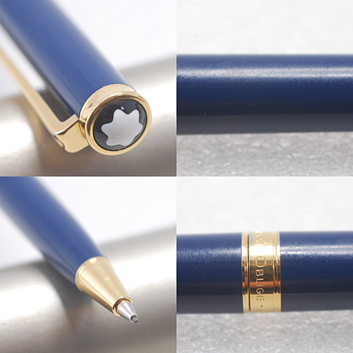 Yahoo!オークション - モンブラン ノブレス オブリージュ ネイビー メ...