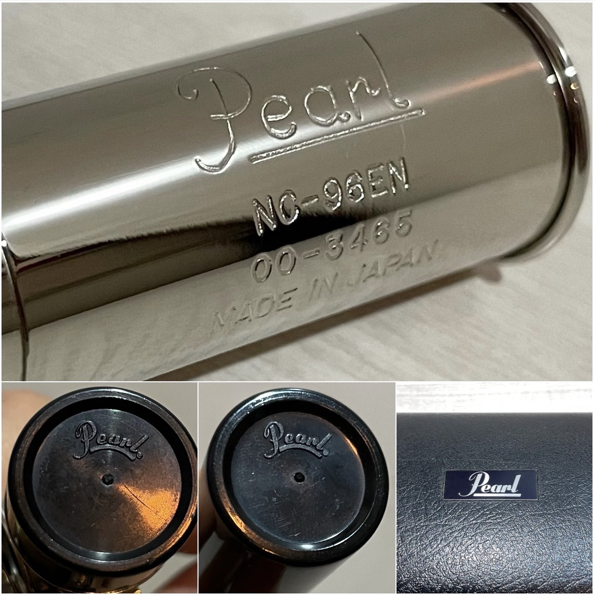 Yahoo!オークション - 【No.1289】Pearl NC-96EN フルート ケース付き ...