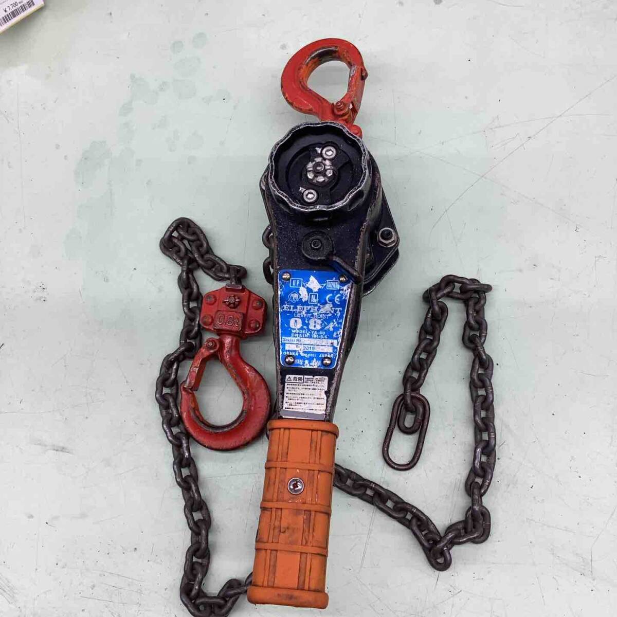 Yahoo!オークション - 19go 象印 レバーブロック YA-80 0.8t