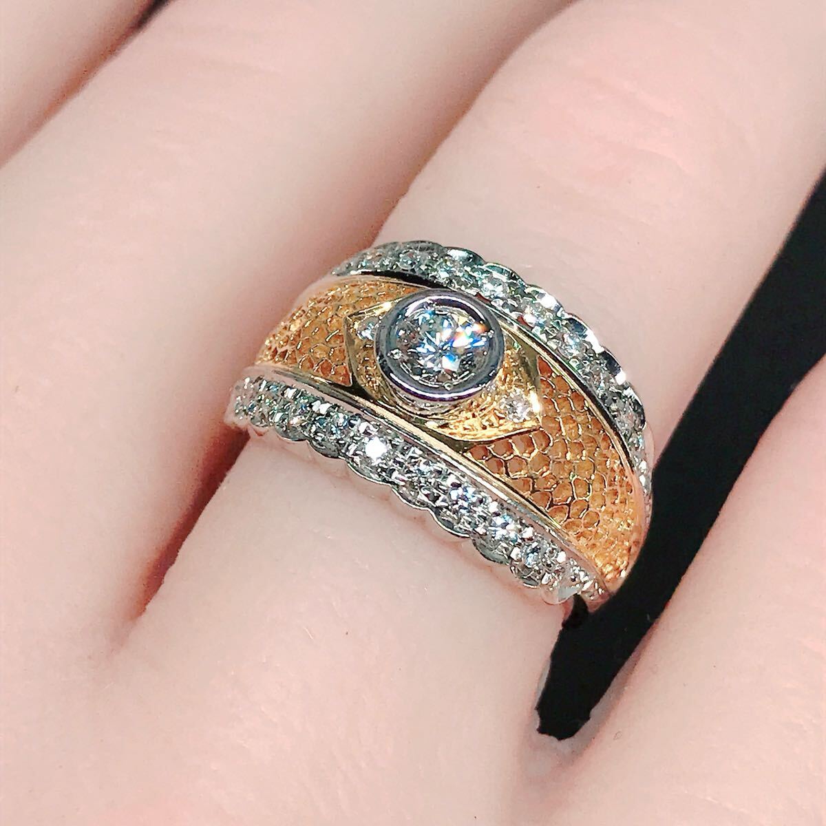 Yahoo!オークション - アンブローズ ダイヤモンドリング 0.17ct 0.23ct...