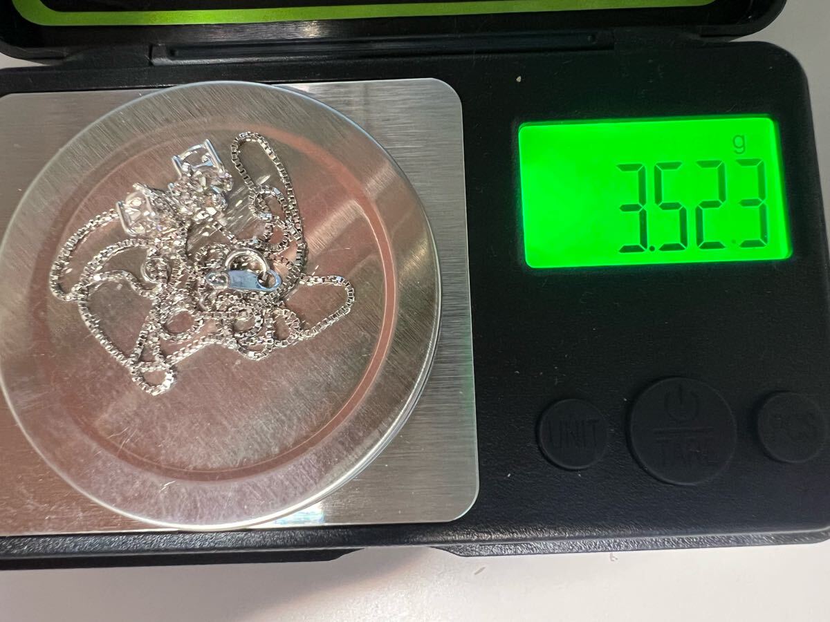 Yahoo!オークション - 1円 Pt850 Pt900 ネックレス ダイヤモンド 1ct 3...