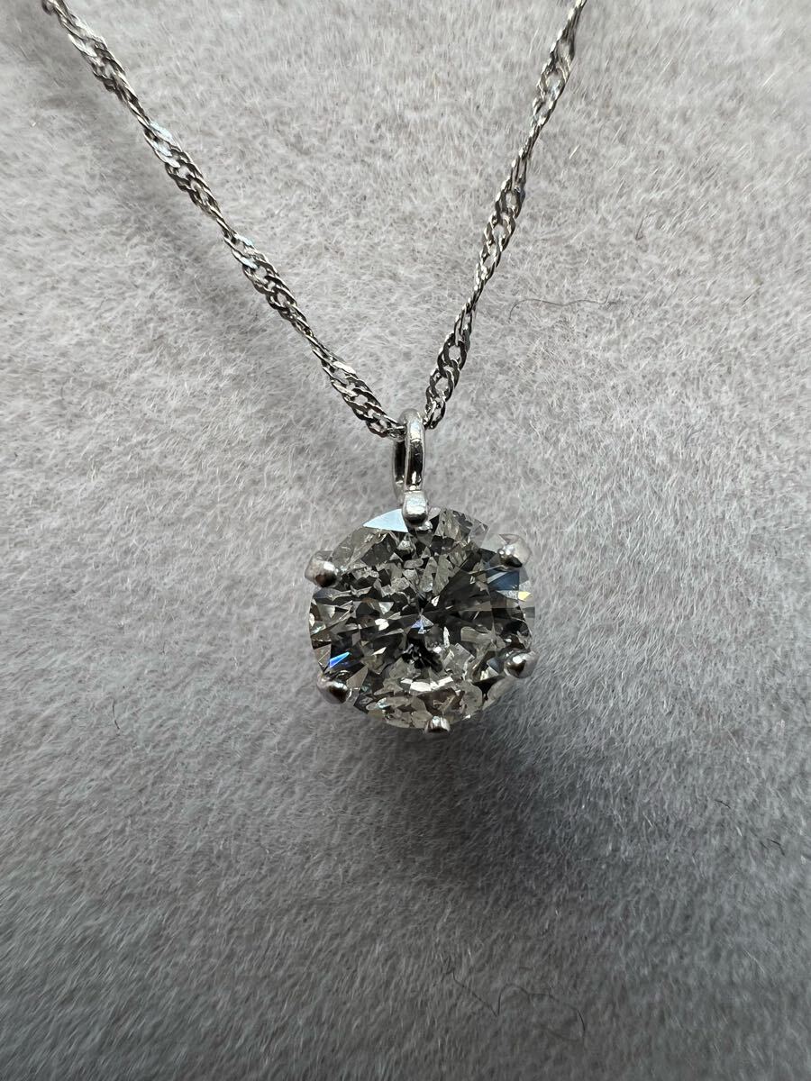 Yahoo!オークション - 1円 Pt850 Pt999 ネックレス ダイヤモンド 0.5ct...