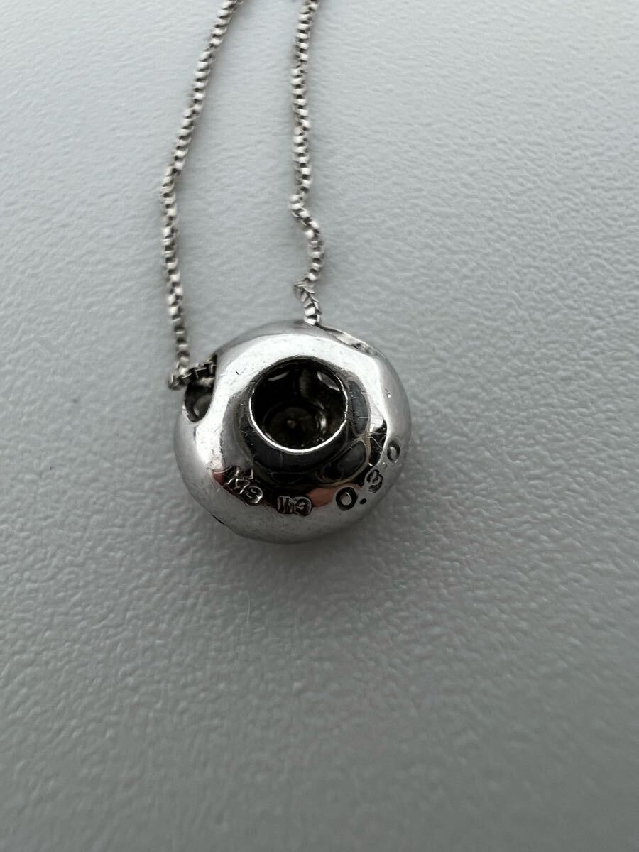 Yahoo!オークション - 1円 K18WG ネックレス ダイヤモンド 0.3ct 1.56g...