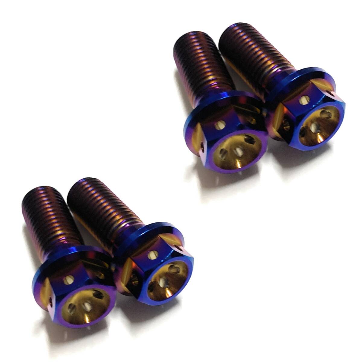 Yahoo!オークション - チタン M10 P1.5 25mm フランジボルト ブレーキ...