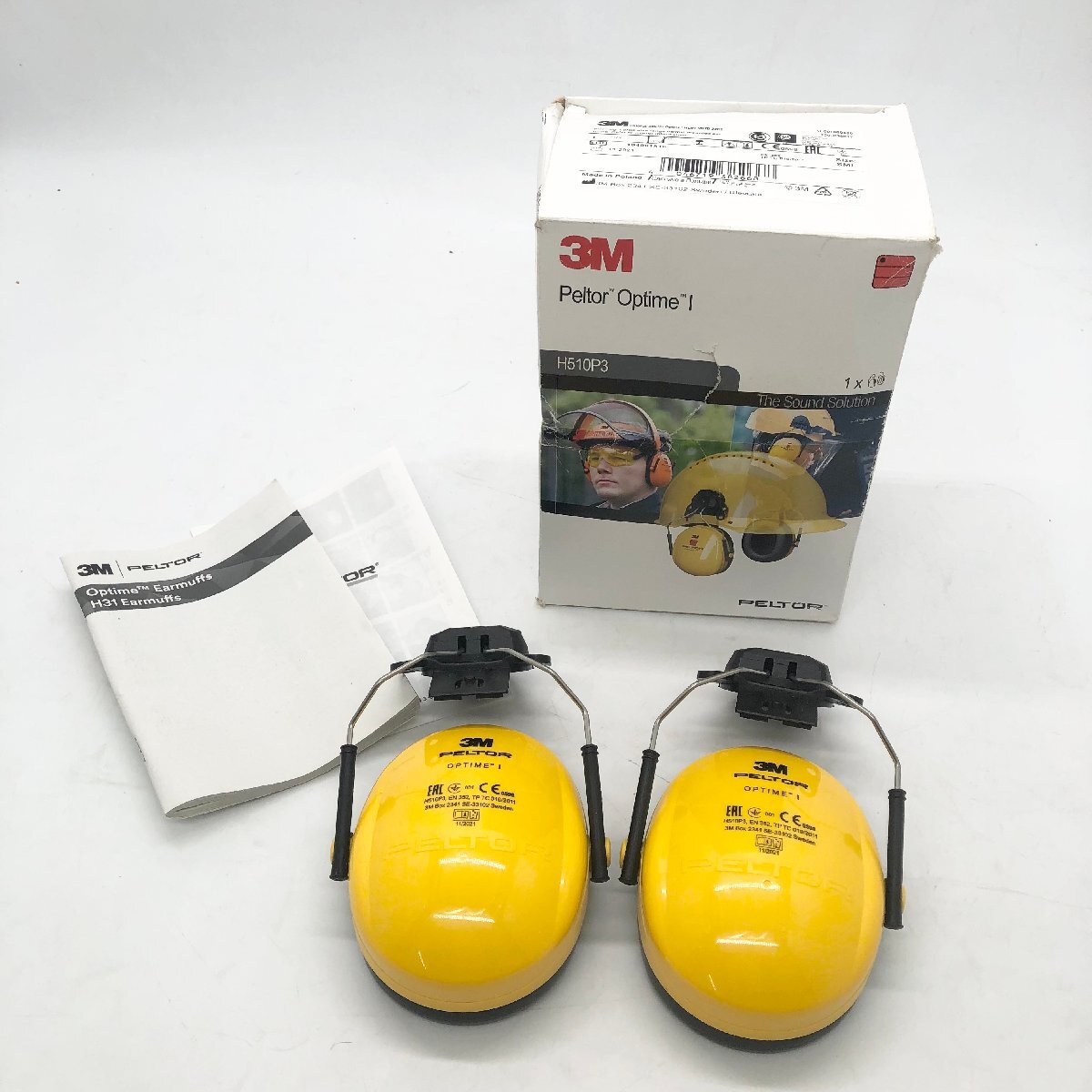 Yahoo!オークション - N993【未使用】3M ペルター イヤマフ ヘルメッ...