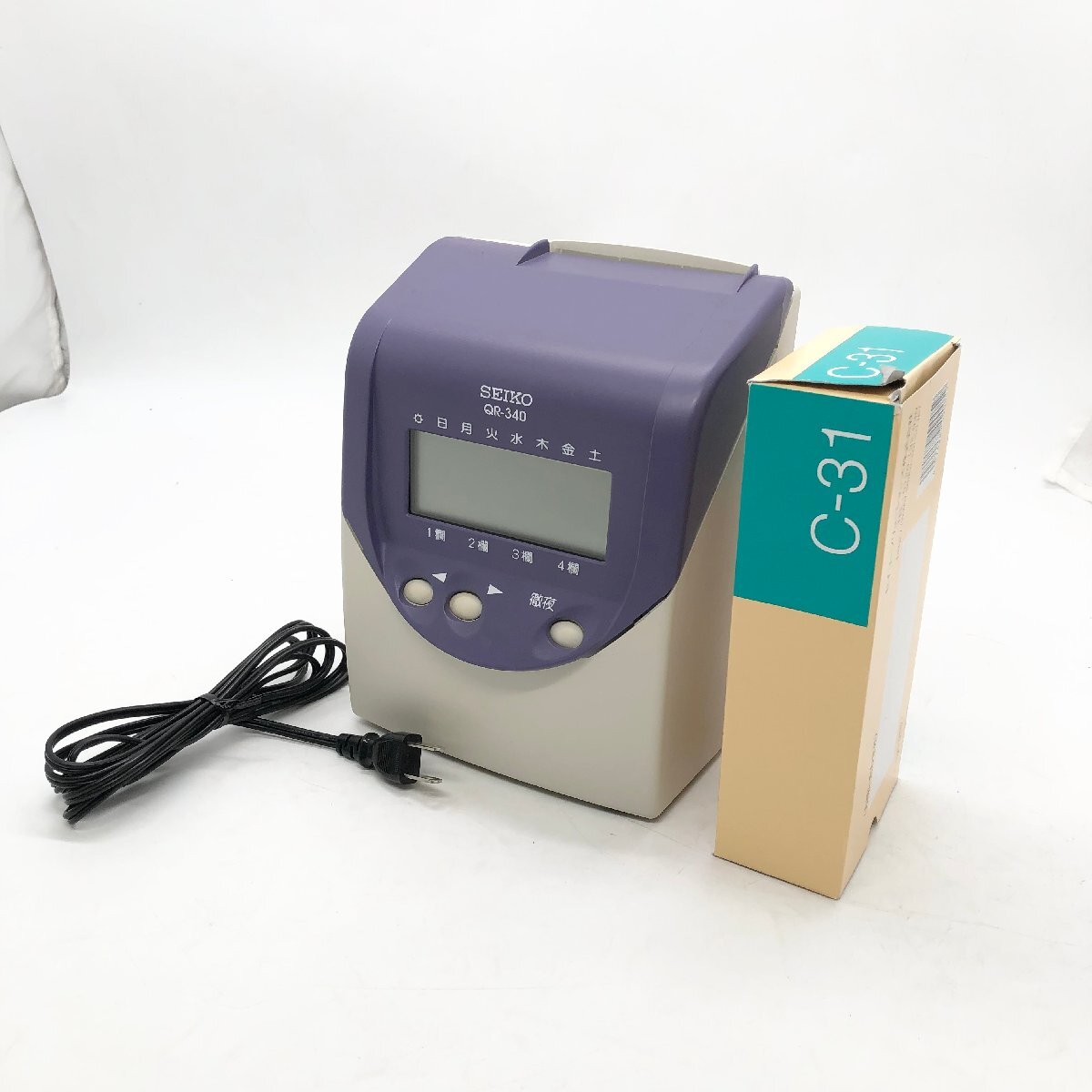 Yahoo!オークション - P020 SEIKO セイコー タイムレコーダー QR-340 ...