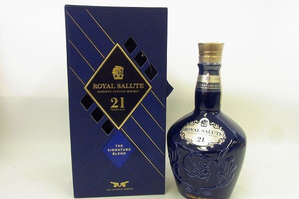 Yahoo!オークション - J717-J25-5969 ROYAL SALUTE 21年 スコッチウイ...