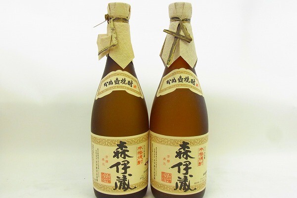Yahoo!オークション - I754-Y37-1834 森伊蔵 焼酎 2個 かめ壺焼酎 25%/...
