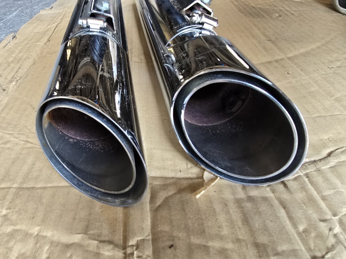 Yahoo!オークション - VANCE&HINES ツインスラッシュ スリップオンマフ...