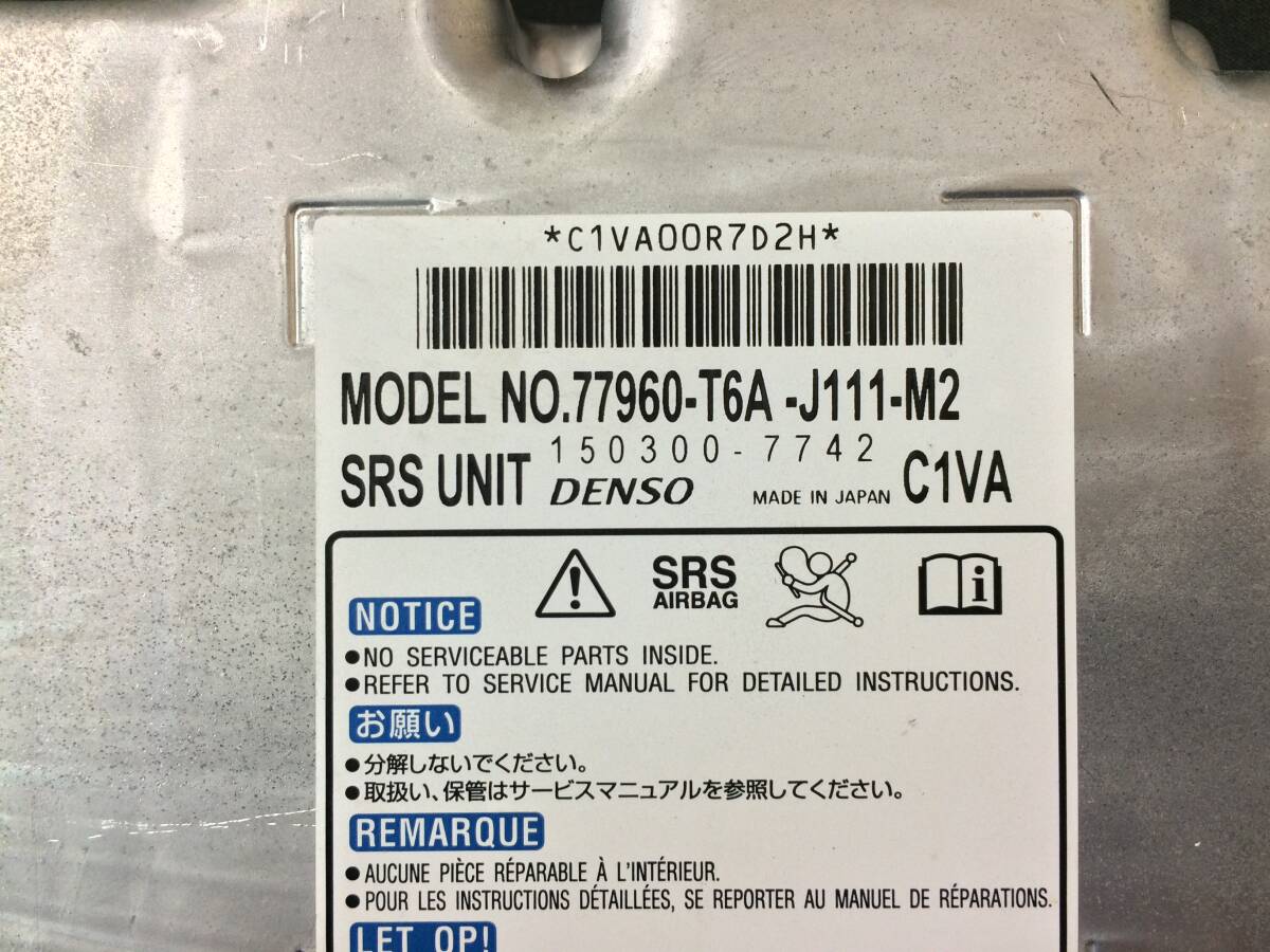 Yahoo!オークション - オデッセイ RC1/RC2 77960-T6A-J111-M2 エアバッ...