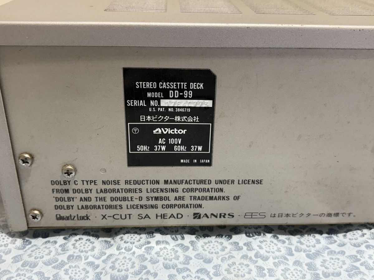 Yahoo!オークション - L297 ビクター STEREO CASSETTE DECK ジャンク...