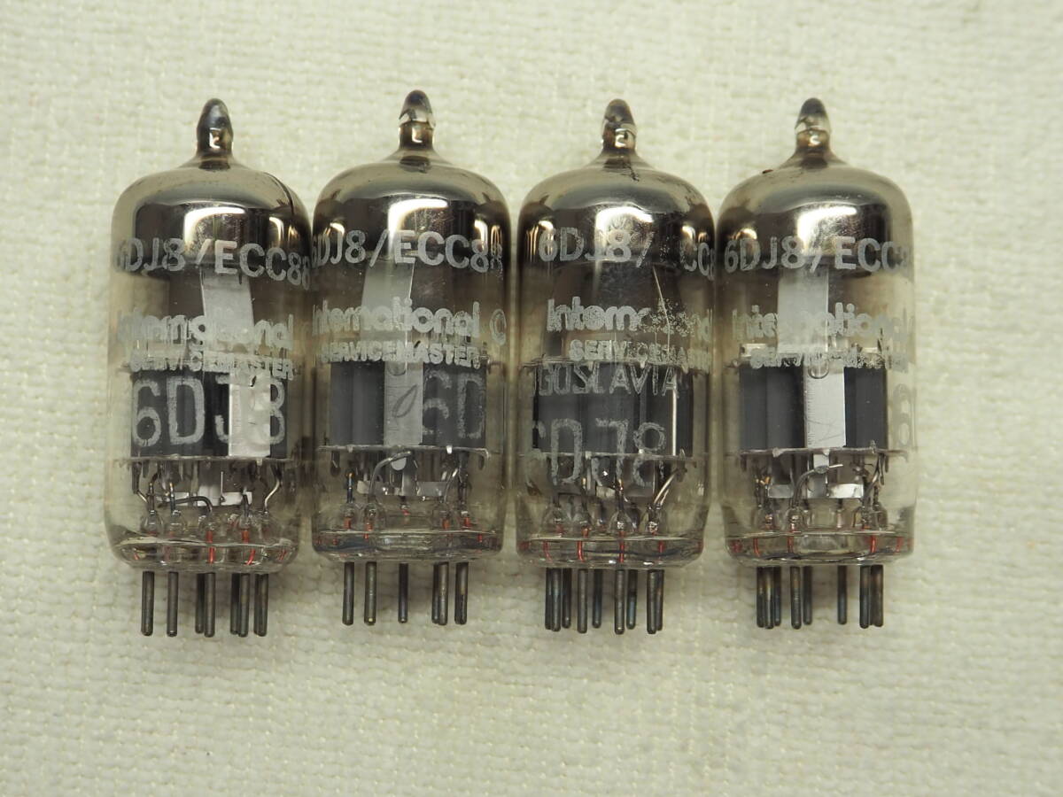 Yahoo!オークション - 6DJ8 インターナショナル製 4本 未使用 完動品