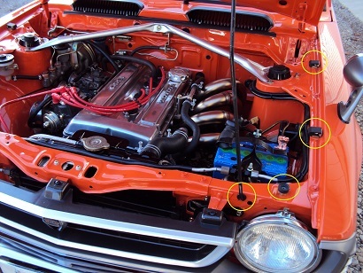 Yahoo!オークション - 13 TE27 トレノ ボンネットフードバンパーセット...