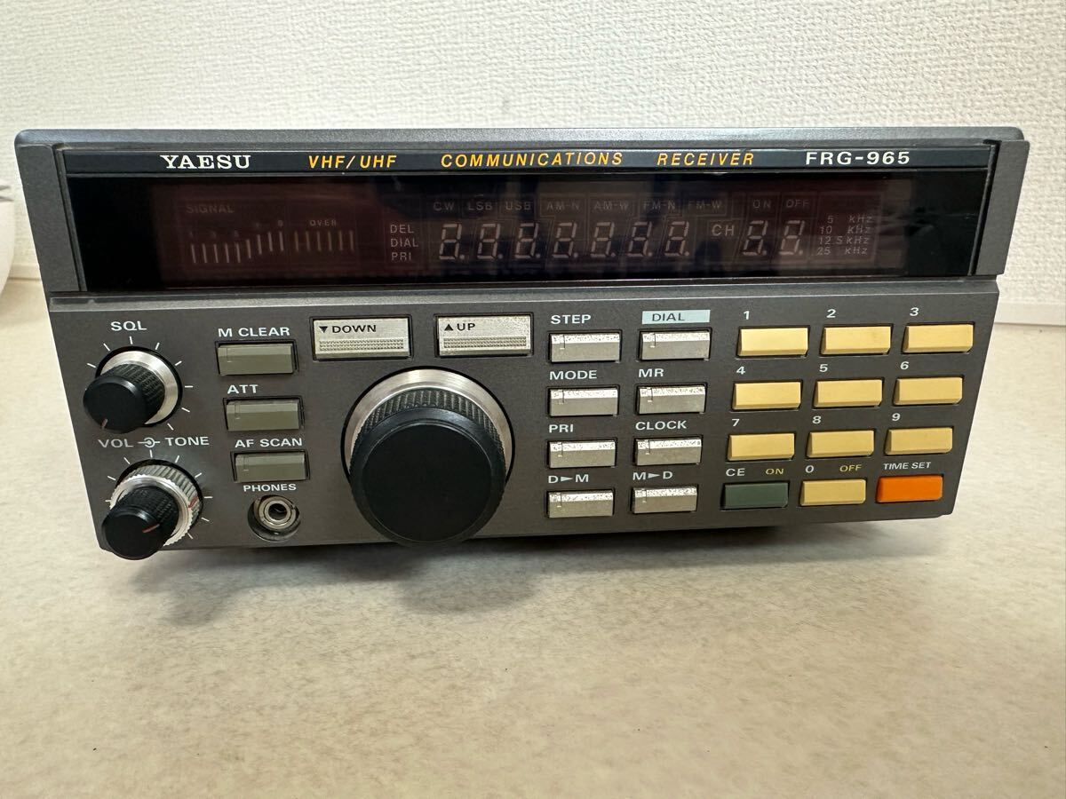 Yahoo!オークション - YAESU ヤエス FRG-965 広帯域受信レシーバー