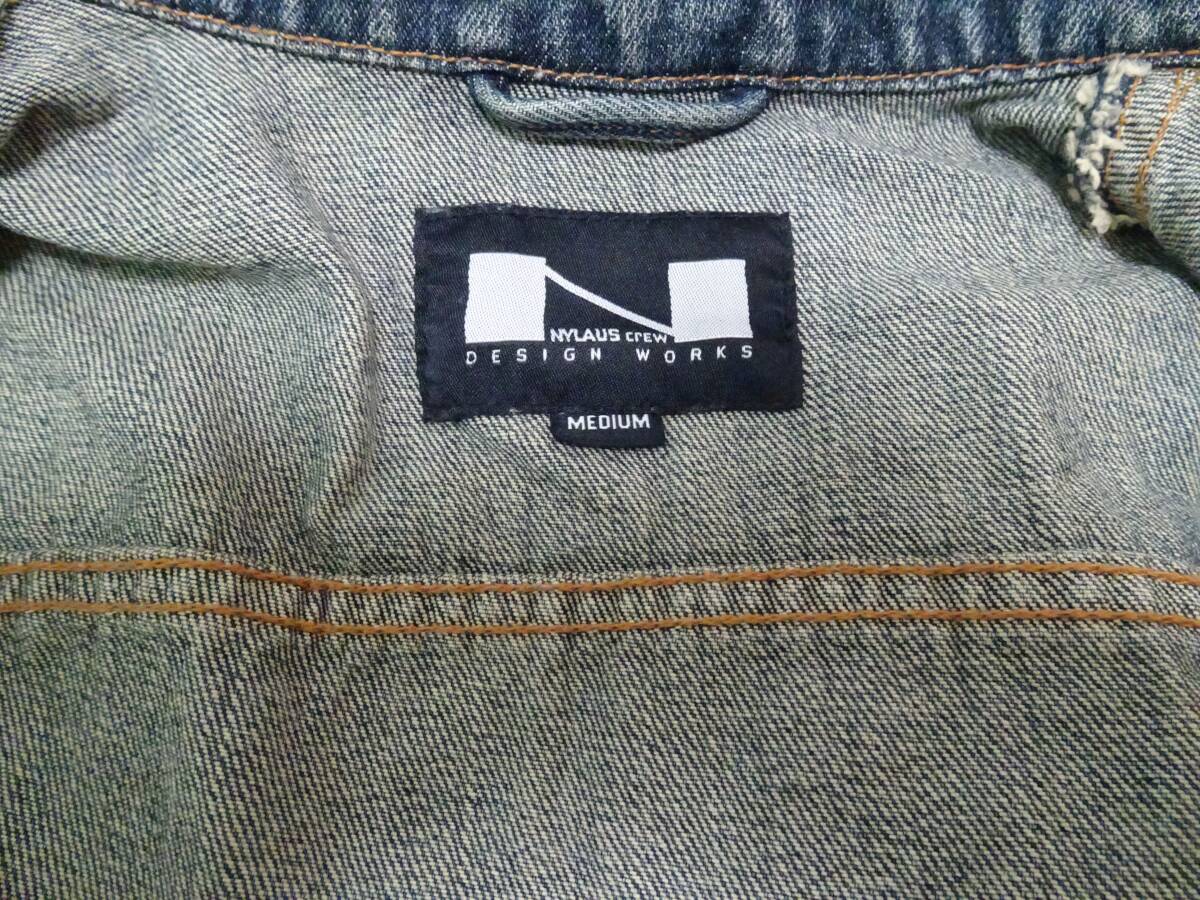 Yahoo!オークション - NYLAUS CREW DESIGN WORKS デニムジャケット M ...