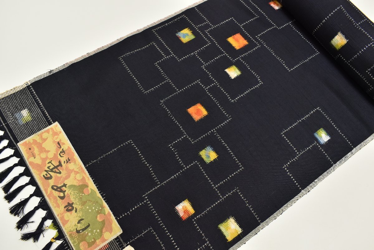 Yahoo!オークション - 【ちどりや】未使用品 美品 正絹紬 越後紬 雪あ...