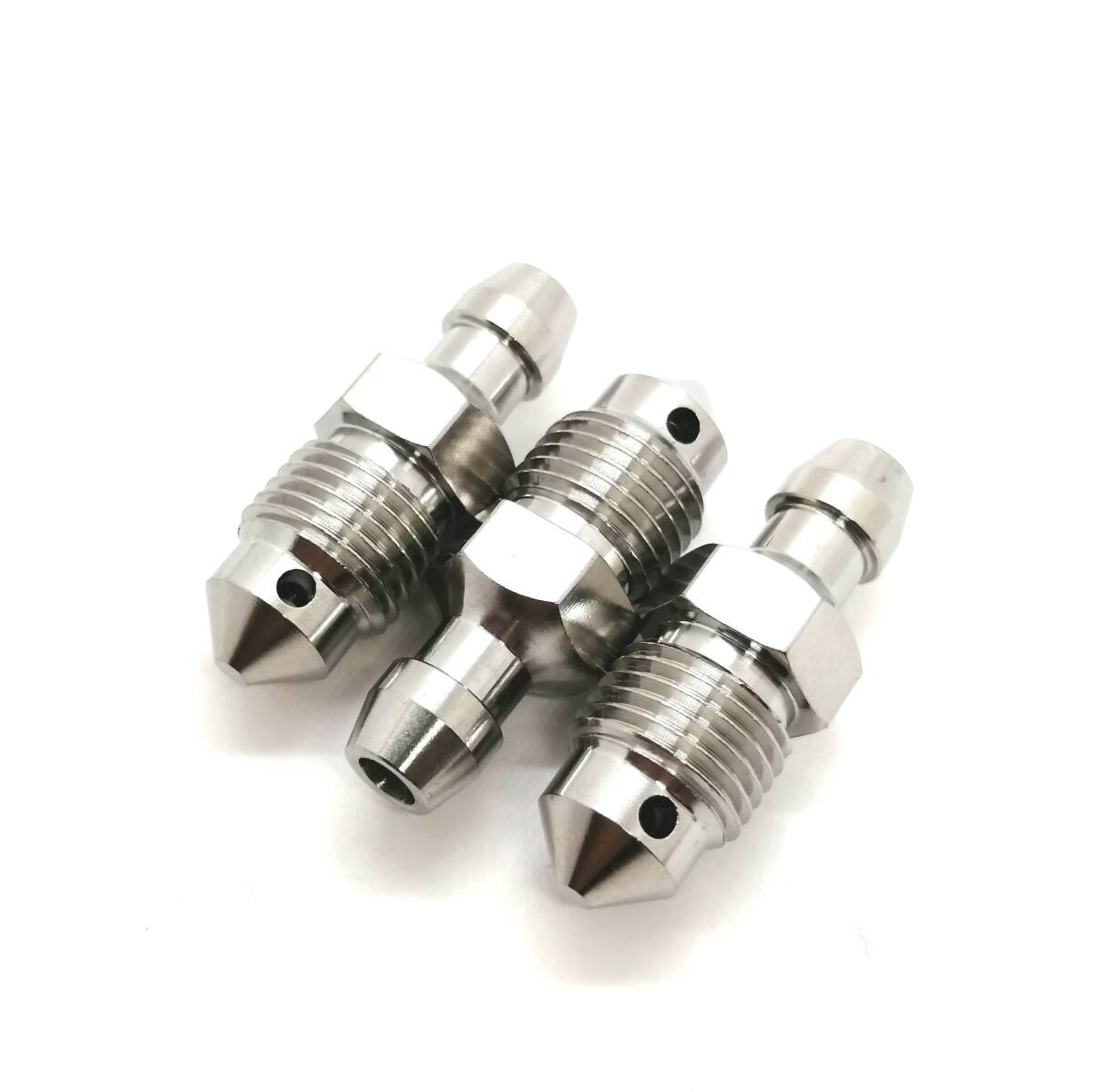 Yahoo!オークション - 64チタン エアブリーダー M10 P1.0 3本 チタン合...