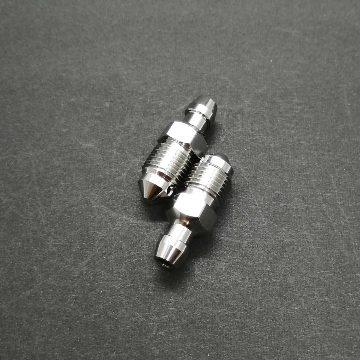 Yahoo!オークション - 64チタン エアブリーダー M10 P1.0 2本 チタン合...