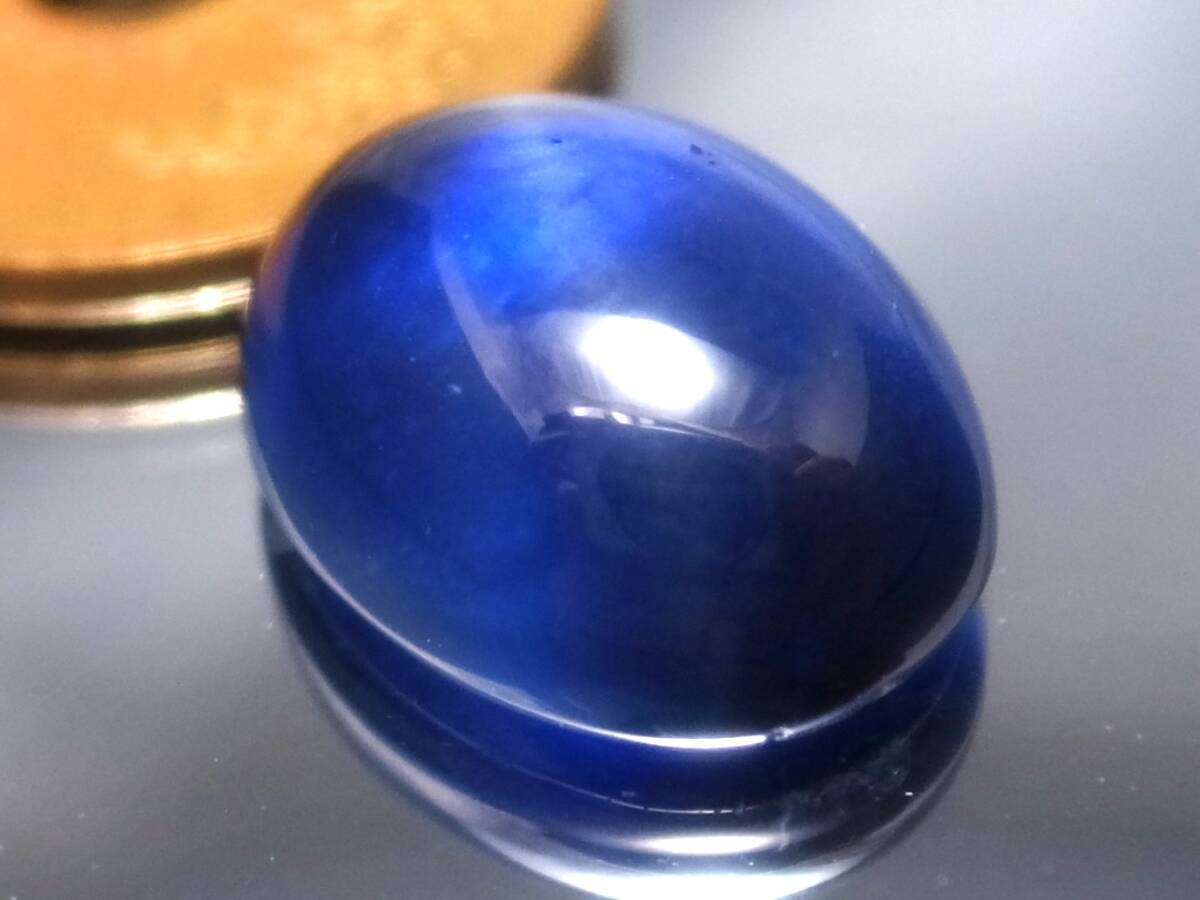 Yahoo!オークション - 14.71ct 新品・ブルースターサファイヤ・合成コ...