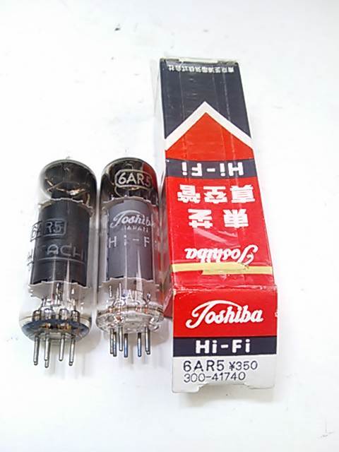 Yahoo!オークション - 新品HiFi 6AR5 東芝と日立ブラックプレート真空...