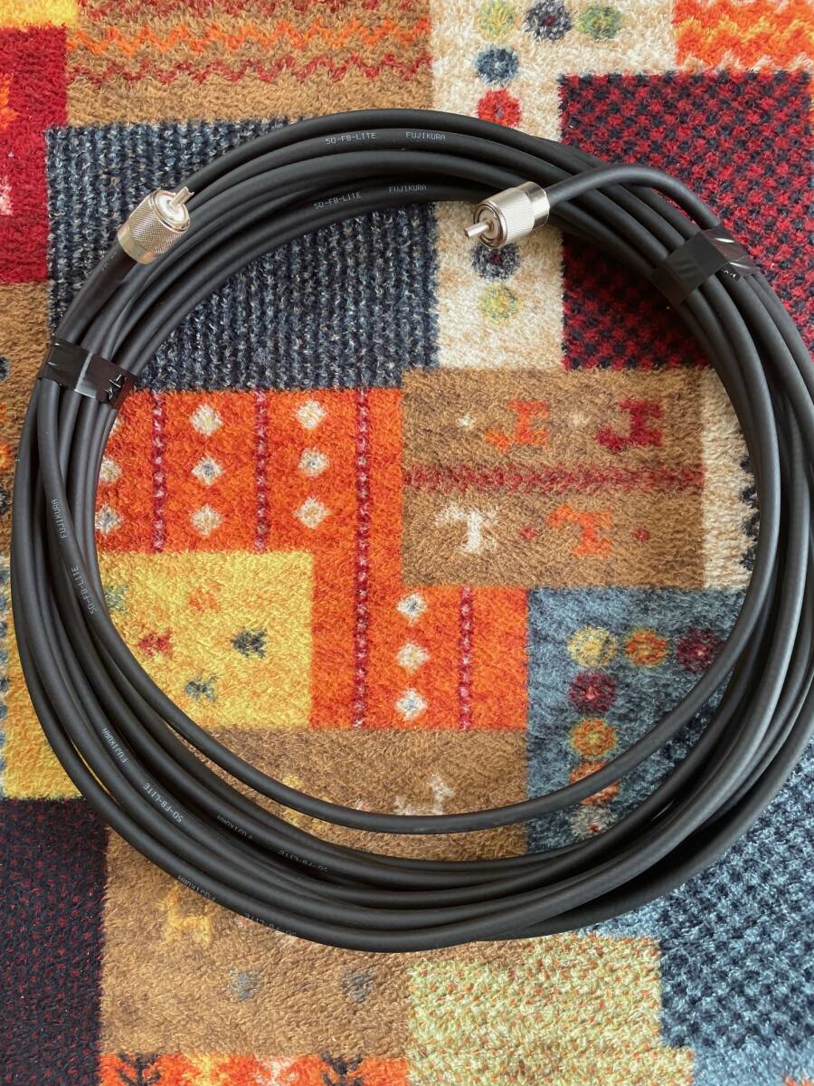 Yahoo!オークション - フジクラ5D-FB- LITE両端コネクター付き 約12m