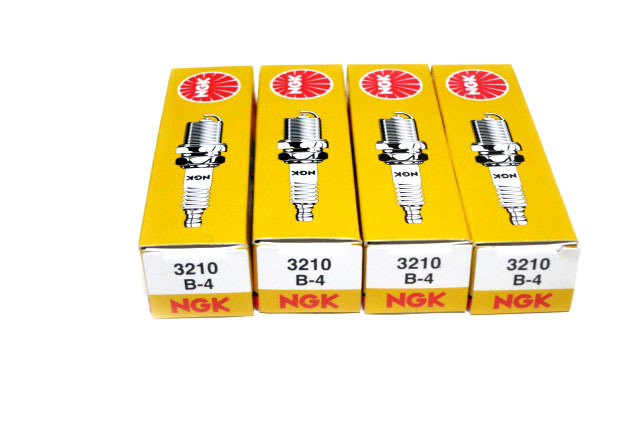 Yahoo!オークション - B-_ NGK B-4 (3210) 分離型 スパークプラグ 4本...