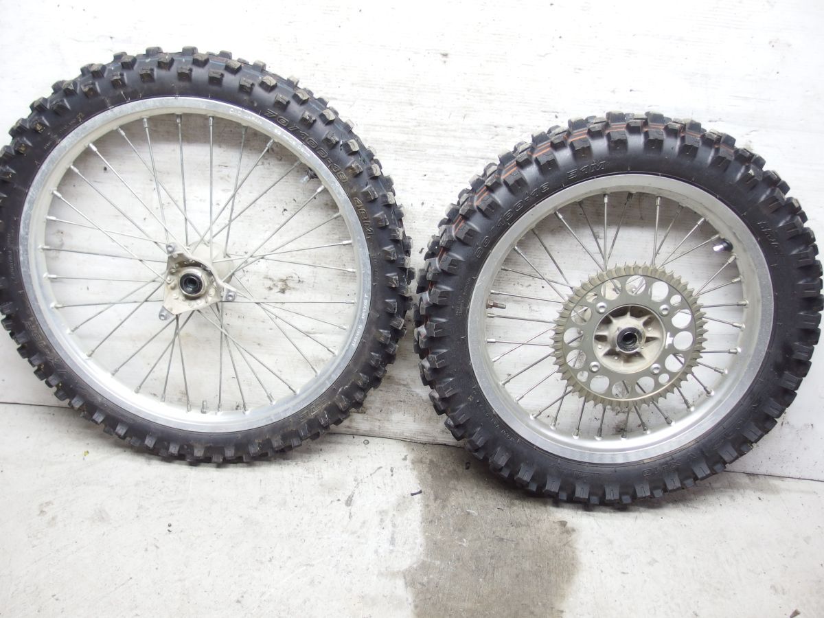 Yahoo!オークション - ヤマハ YZ85 LW 前後 ホイール セット 19/16 HA-...
