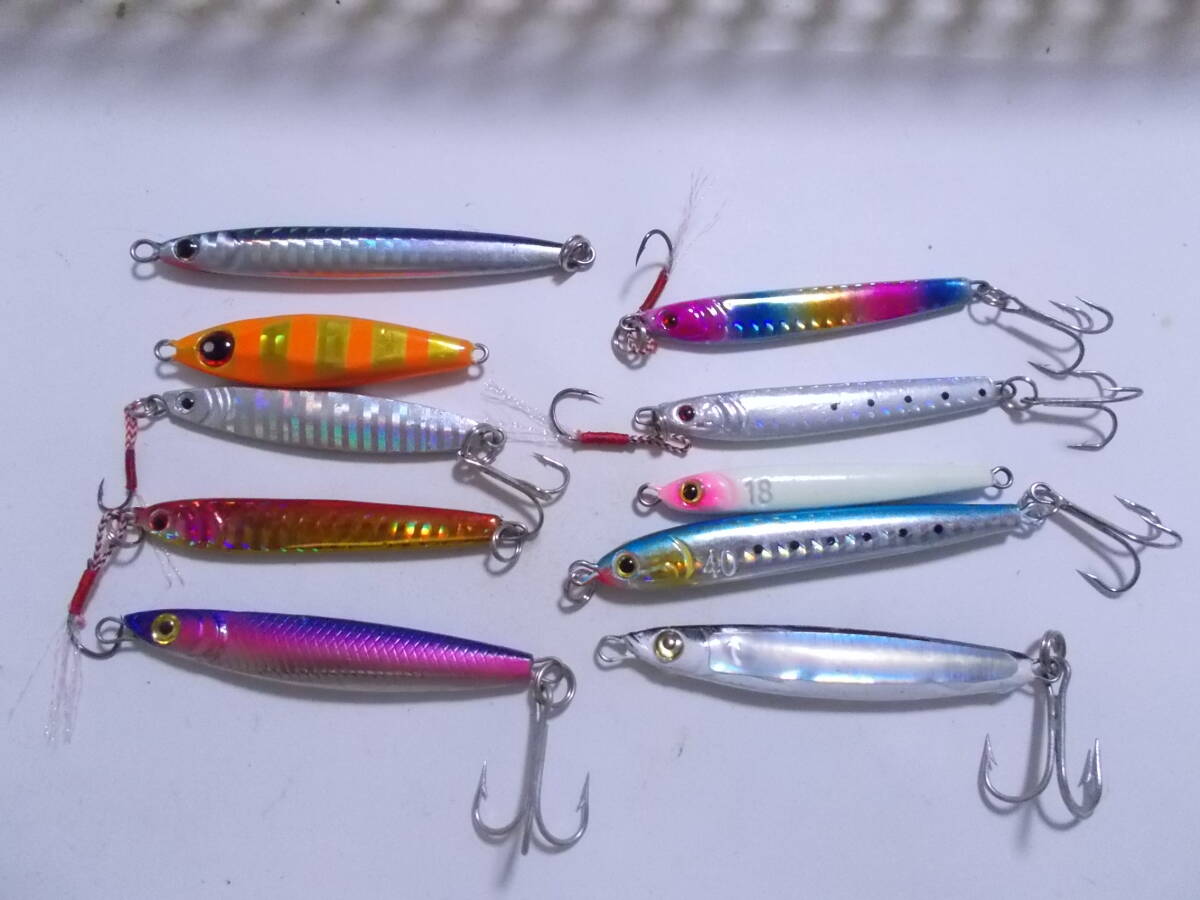 Yahoo!オークション - 未使用美品～中古美品 メタルジグ 約18～40g 10...
