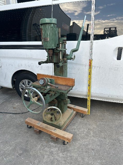 Yahoo!オークション - 常盤工業 MH-30B 角のみ盤 200V 木工機械 動作良...