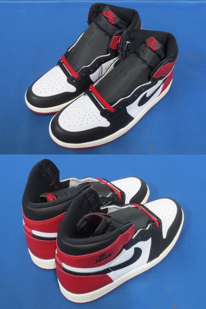 NIKE AIR JORDAN 1 RETRO HIGH OG “BLACK TOE REIMAGINED” 26.0cm DZ5485-106 ナイキ/エアジョーダン/AJ1/つま黒 ...
