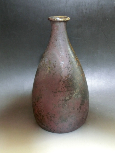 花瓶○丹波【清水美和雄作】丹羽の壺 一輪挿し 花器 作家物 桐共箱 花瓶○丹波【清水美和雄作】丹羽の壺 一輪挿し 花器 作家物 桐共箱