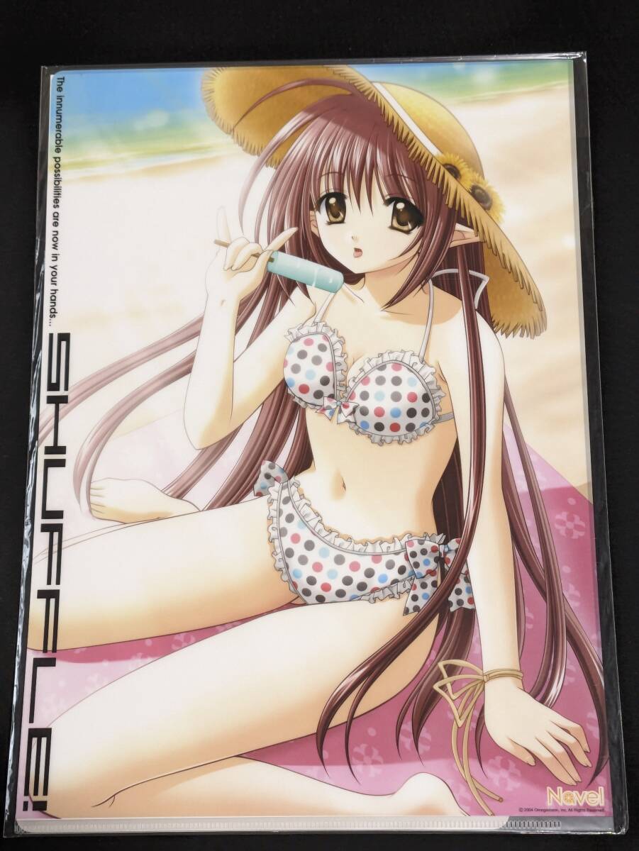 Yahoo!オークション - p113 クリアファイル SHUFFLE (Navel) 西又葵 鈴...