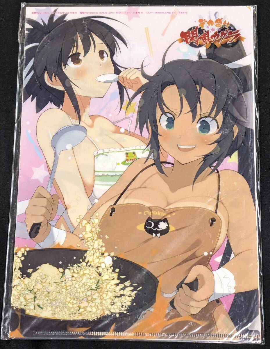 Yahoo!オークション - p112 クリアファイル デカ盛り 閃乱カグラ 電撃P...