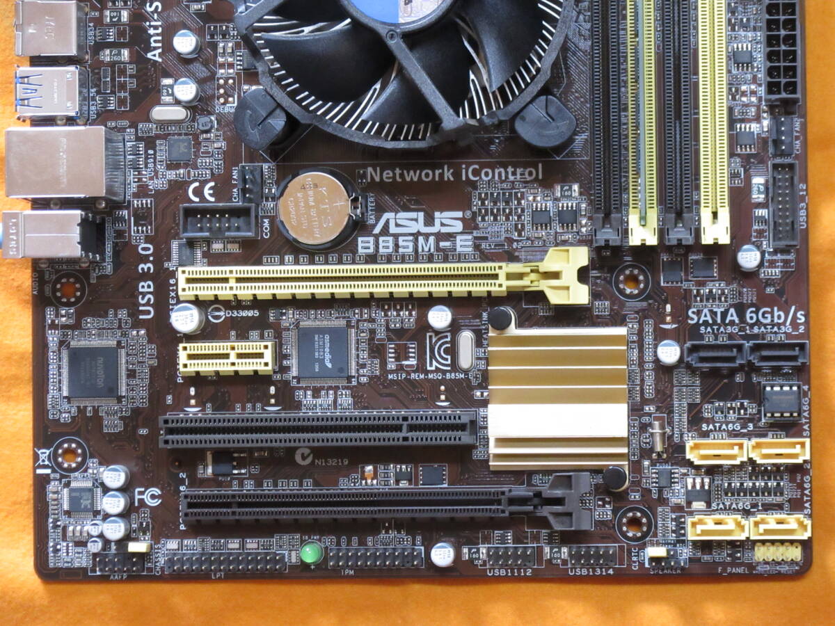 Yahoo!オークション - ASUS B85M-E i3-4150 4GB LGA1150 Windows10 Pr...