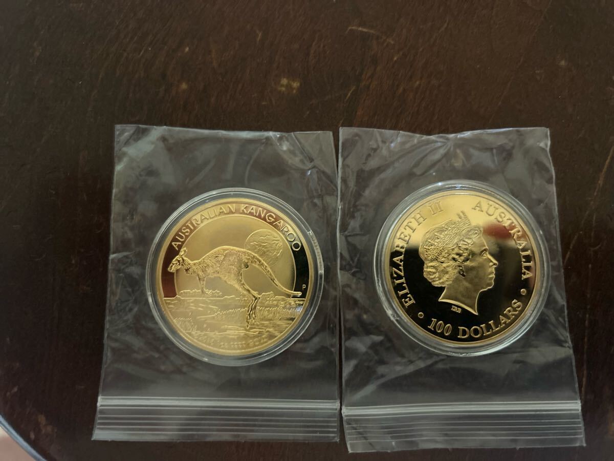 Yahoo!オークション - 新品2枚セット24kgp エリザベス ゴールド コイン...