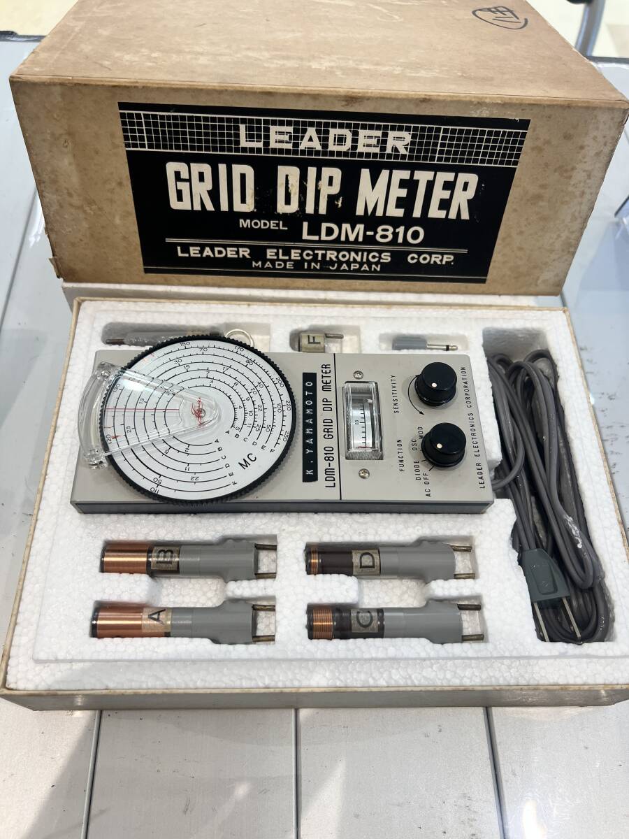 Yahoo!オークション - 通電可 LEADER リーダー LDM-810 GRID DIP METER...